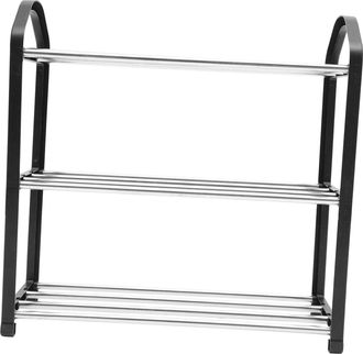 Valiclud Lagiges Schuhregal mit Großem Stauraum Praktischer Schuhorganizer für Zuhause Platzsparendes Stöckiges Schuhregal für Flur Schlafzimmer und Badezimmer