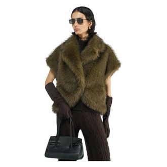 Liviana Conti Femme, Vestes, Vert, Taille: 42 FR Cappa Smanicata L5Ww28