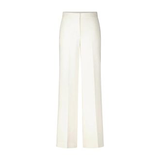 Max Mara Wide Leg Hosen Orche - - Trousers - Damen - Wei&szlig; - M