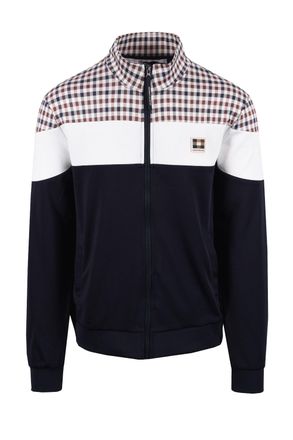 Aquascutum CC SHOULDER TRACK TOP NAVY