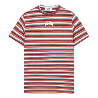 GCDS Ripp-T-Shirt - - Tops - Damen - Rot - 2XS