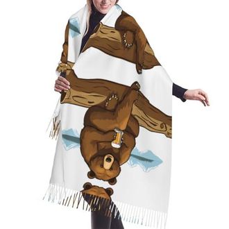 Generic Ours Travaillant Femme Ch&acirc;le &Eacute;l&eacute;gant Scarf &Eacute;pais Etole Pour Mariage Hiver Soir&eacute;e Automne