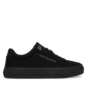 Tommy Hilfiger Sneakers Tommy Hilfiger Th Foxing Platform Canvas FW0FW09480 Schwarz