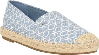 Calvin Klein Damen Beliebt Ballerinas, Blue Denim Multi 420, 37 EU