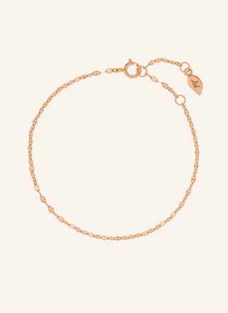 Leaf Armband Shiny Twist Aus 14 Karat Ros&egrave;gold rosegold