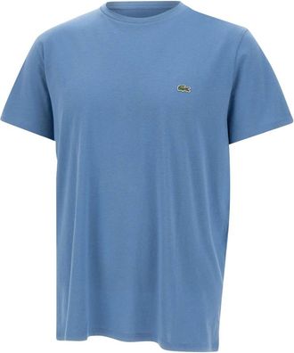 Lacoste Homme, Tops, Bleu, Taille: XL T-Shirt en coton Pima
