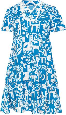Usha Kleid Frauen Blau