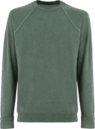 Drumohr Homme, Pulls, Vert, Taille: 3XL Pull en laine &agrave; col rond