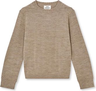 Mads Norgaard Femme, Pulls, Beige, Taille: 42 FR Maille ras du cou