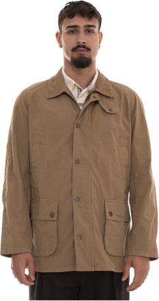 Barbour Homme, Vestes, Beige, Taille: XL Husby Fabric Jacket