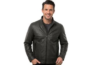 Milestone Lederjacke MSJack Milestone - Herren Lederjacke Lammnappa schwarz