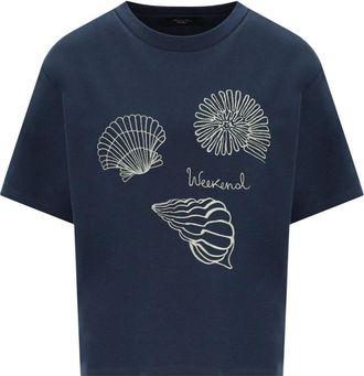 Max Mara Femme, Tops, Bleu, Taille: 40 FR Sabato T-shirt