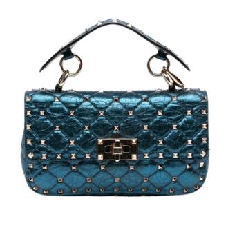 Valentino Pre-owned Cuir sacs-main - Femme - Pre-owned - Bleu - Taille: ONE Size