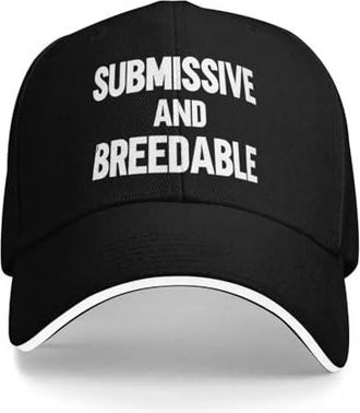 Generic Casquette pour Hommes, Submissive et reproductible (2) Casquette l&eacute;g&egrave;re pour Hommes Casquette de Baseball pour Hommes Cadeau
