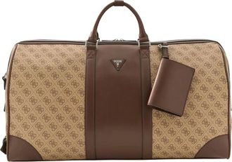 Guess Homme, Sacs, Beige, Taille: ONE Size Milano Logo Weekender Bag