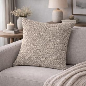 Home Wohnideen Kissenh&uuml;lle FJELLA Leinenoptik, Ohne F&uuml;llung, Farbe:Silber, Gr&ouml;&szlig;e:50 x 50 cm, Anzahl:1x