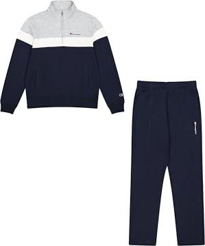 Champion Legacy-Full Zip Sweatsuit with Small Logo Survêtement, Bleu (Bs517), XL Homme