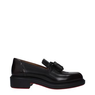 Christian Louboutin Derby Daniloumoc Urbain Hommes Cuir Noir