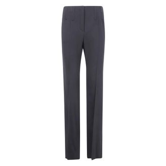 MUGLER Slim-fit Pantalons - Femme - Pantalons - Gris - Taille: 34 FR