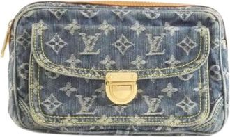 Louis Vuitton Sac banane Monogram Denim Pre-owned - Femme - Pre-owned - Bleu - Taille: ONE Size