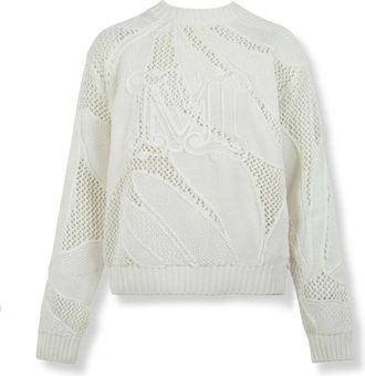 Max Mara Femme, Pulls, Blanc, Taille: 40 FR Maglia Salvo