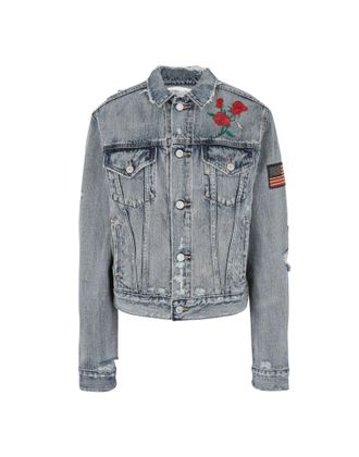 Ralph Lauren EMBROIDERED TRUCKER JACKET