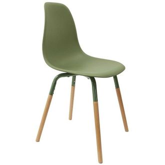 The Home Deco Factory The Home Deco Factory - Chaise scandinave Phenix vert