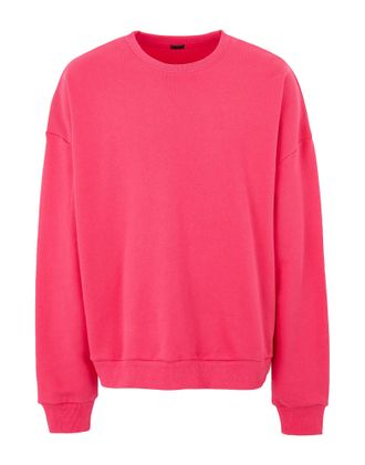 8 by YOOX ORGANIC HEAVY COTTON OVERSIZE CREW-NECK SWEATER