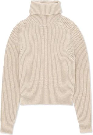 Fortela Femme, Pulls, Beige, Taille: 40 FR Pull col roul&eacute; Laura