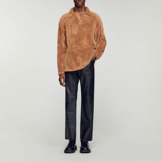 Sandro Polo aus Frotteestrick