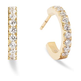 Coeur de Lion Créoles Eternal Love Mini doré/cristal