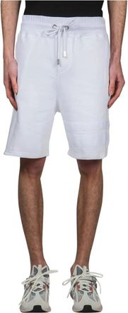 GCDS Gcds, Homme, Shorts, Blanc, Taille: XL Paneled Sweat Shorts