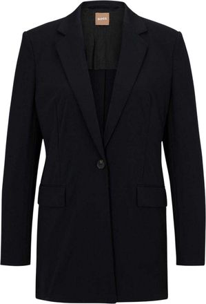 HUGO BOSS Blazer f&uuml;r Damen, Reverskragen (Schwarz)