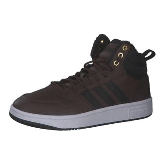 adidas Herren Hoops 3.0 Mid WTR Sneaker, Brown/cblack/Goldmt, 44 2/3 EU