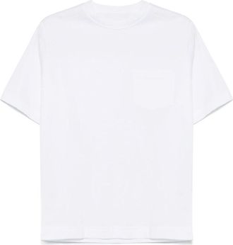 Circolo 1901 Homme, Tops, Blanc, Taille: M T-shirts et Polos Blancs avec Poche