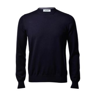 Gran Sasso Rundhals-Strickware - - Knitwear - Herren - Blau - M
