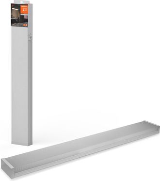 Ledvance OFFICE LINE Bürodeckenleuchte mit prismatischem Diffusor in Weiß, 1.2 m lang, 40 W / 4600 lm, kaltweiß (4000 K), funktionales Design für Büroanwendung