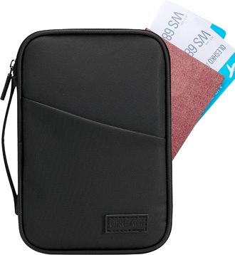 Generico Reisepass-Geldb&ouml;rse: Multifunktionaler wasserdichter Reise-Organizer, sichere Aufbewahrung f&uuml;r P&auml;sse, Tickets, Geld, Handys, ideale Flugh&auml;fen, Fl&uuml;ge, 