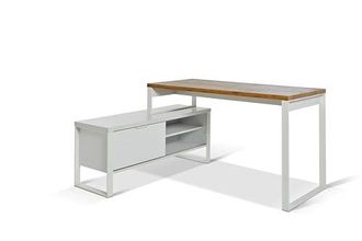 Jahnke Eckschreibtisch Loop D 145 E AEU KERNEICHE/WS