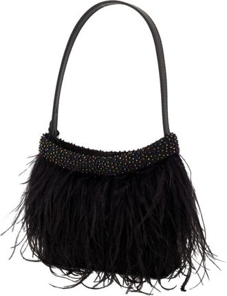 Staud Winslow Leather Shoulder Bag - Black
