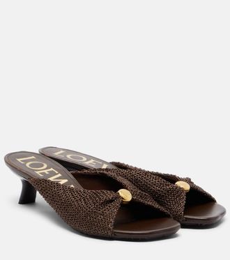 Loewe Mules Pebble Soft Paulas Ibiza