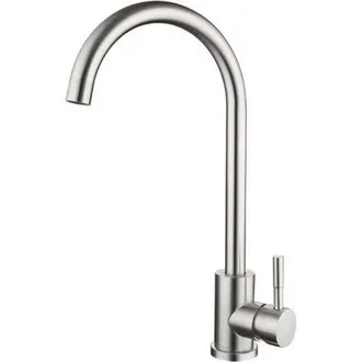 OEM Rubinetto Da Cucina, Miscelatore Monocomando, Girevole A 360&deg;, Bocca Alta, Acciaio Inox