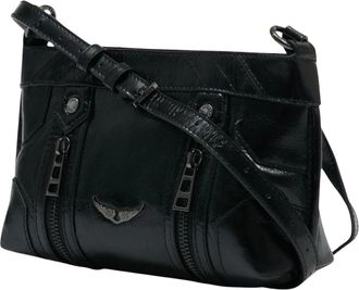 Zadig&Voltaire Femme, Sacs, Noir, Taille: ONE Size Sunny Mood Retro Patent Bag