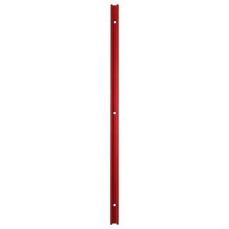 Generic Gabarit &agrave; onglet en alliage daluminium pour d&eacute;fonceuse &agrave; bois, rail de guidage de pr&eacute;cision, longueur optionnelle 300 &agrave; 600 mm, rouge (500 mm)