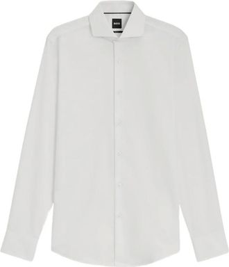HUGO BOSS Homme, Chemises, Blanc, Taille: 2XL H-Hank Shirt