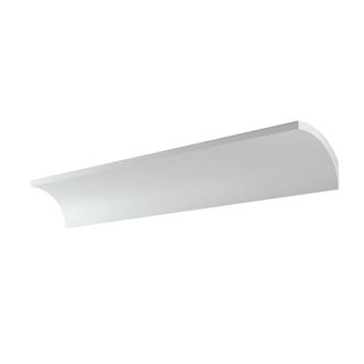 Luce-Ambiente-Design Led Mustang Wall Light in White Aluminum 15w 4000k (Natural Light) 60 Cm