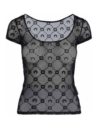 Marine Serre T-Shirt - Noir