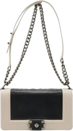 Chanel Sac bandouli&egrave;re vintage Pre-owned - Femme - Pre-owned - Beige - Taille: ONE Size