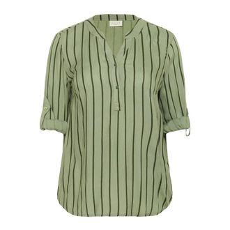 Kaffe Curve Blouses - Femme - Blouses et Chemises - Vert - Taille: 46 FR