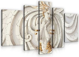 ForWall Leinwand Bilder - Quallen - 170x100 cm Leinwandbilder - Bild auf leinwand - Wandbild XXL gro&szlig; Wandbilder f&uuml;r Wohnzimmer Schlafzimmer Wohnzimmerbilder 